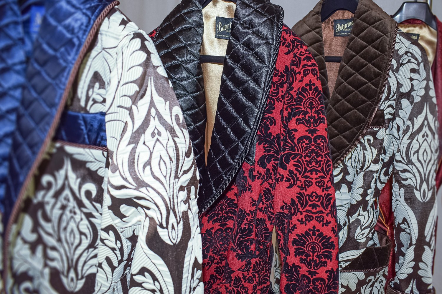 Men's Victorian Style Dressing Gowns | Baturina Homewear