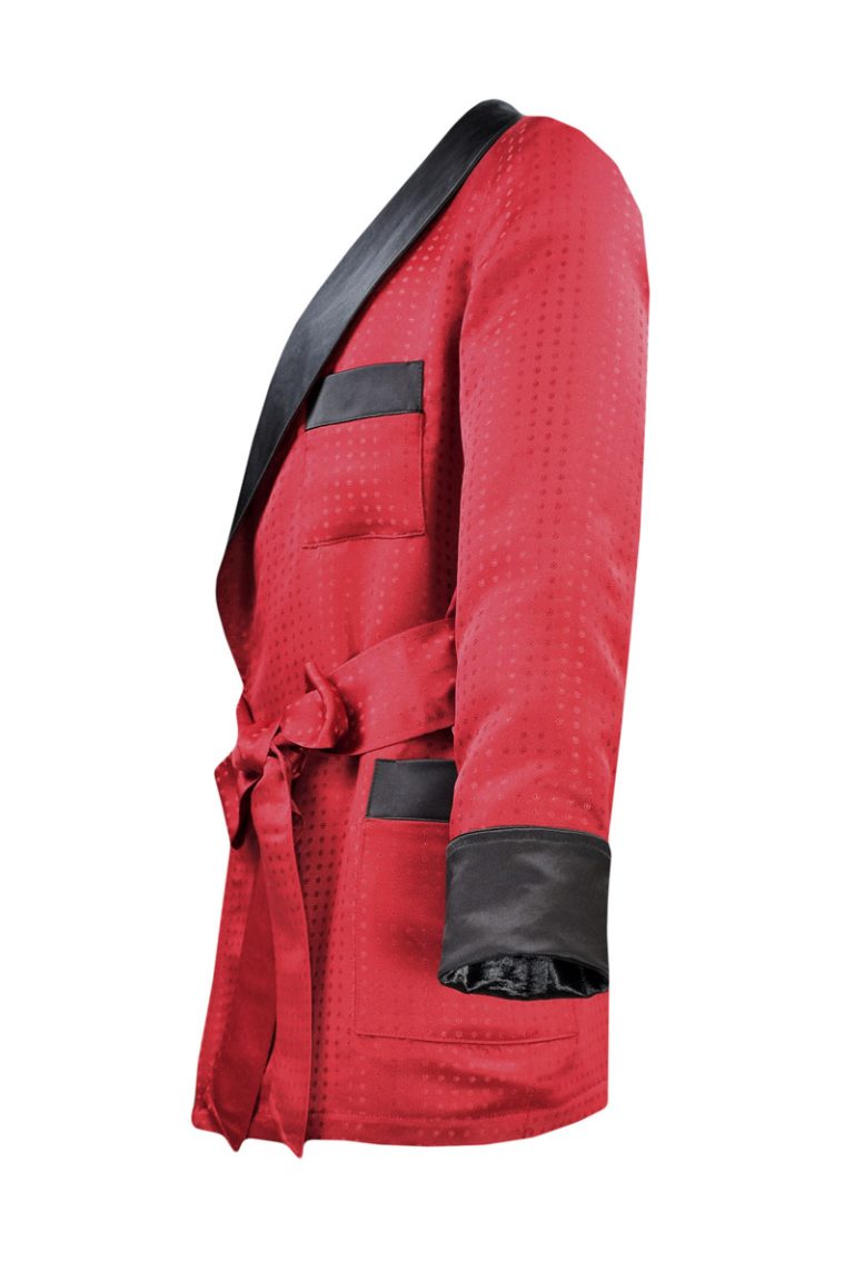 The Iconic Hugh Hefner Smoking Jacket | Baturina Homewear