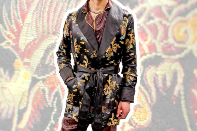 How This Vintage Smoking Jacket Brings A Sense Of Luxury To Any Setting ...
